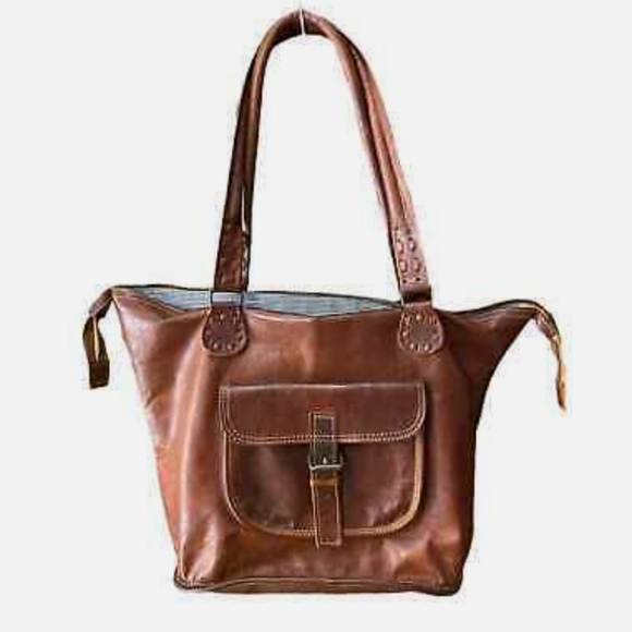 Noonday Collection | Bags | Noonday Collection Lambskin Leather Tote ...